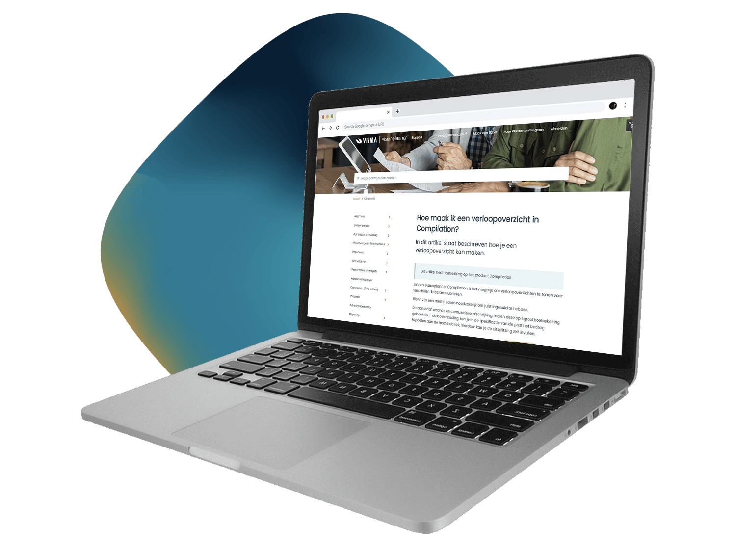 Jaarrekening rapportage software | Compilation | Visionplanner